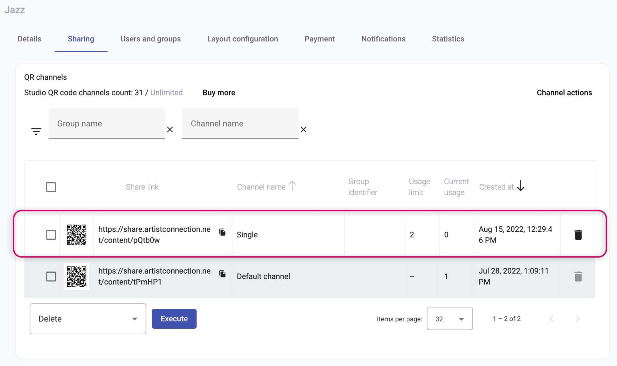 How to Share a Project – Artist Connection Help Center